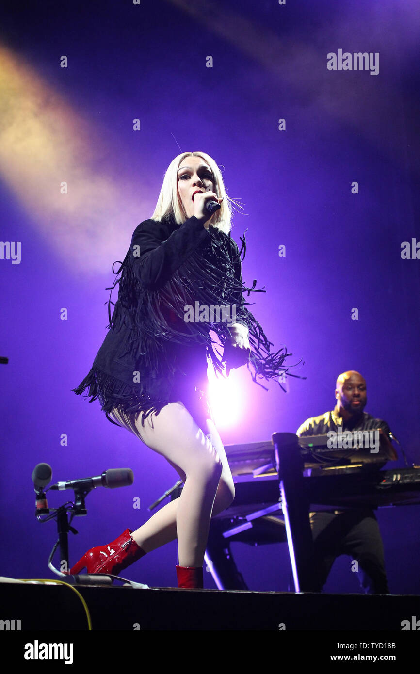 British singer Jessie J performs during the 30th bi-annual Rock in Rio ...