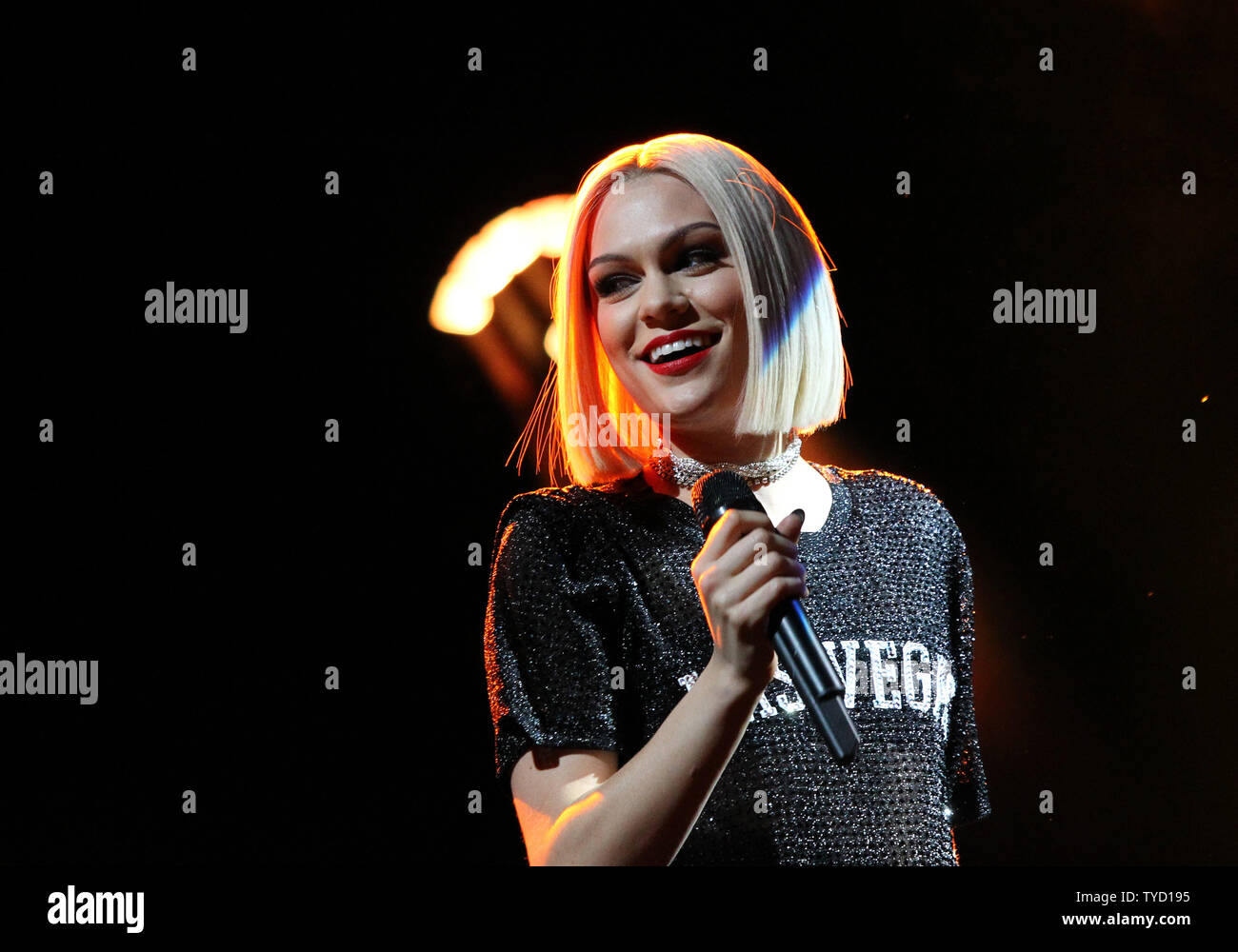 British singer Jessie J performs during the 30th bi-annual Rock in Rio ...