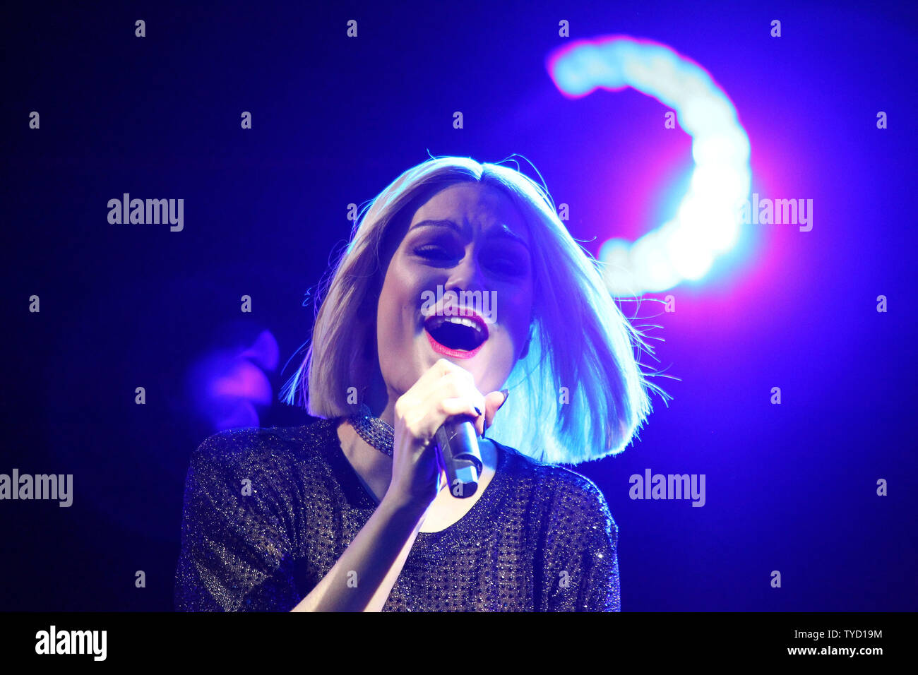 British singer Jessie J performs during the 30th bi-annual Rock in Rio ...