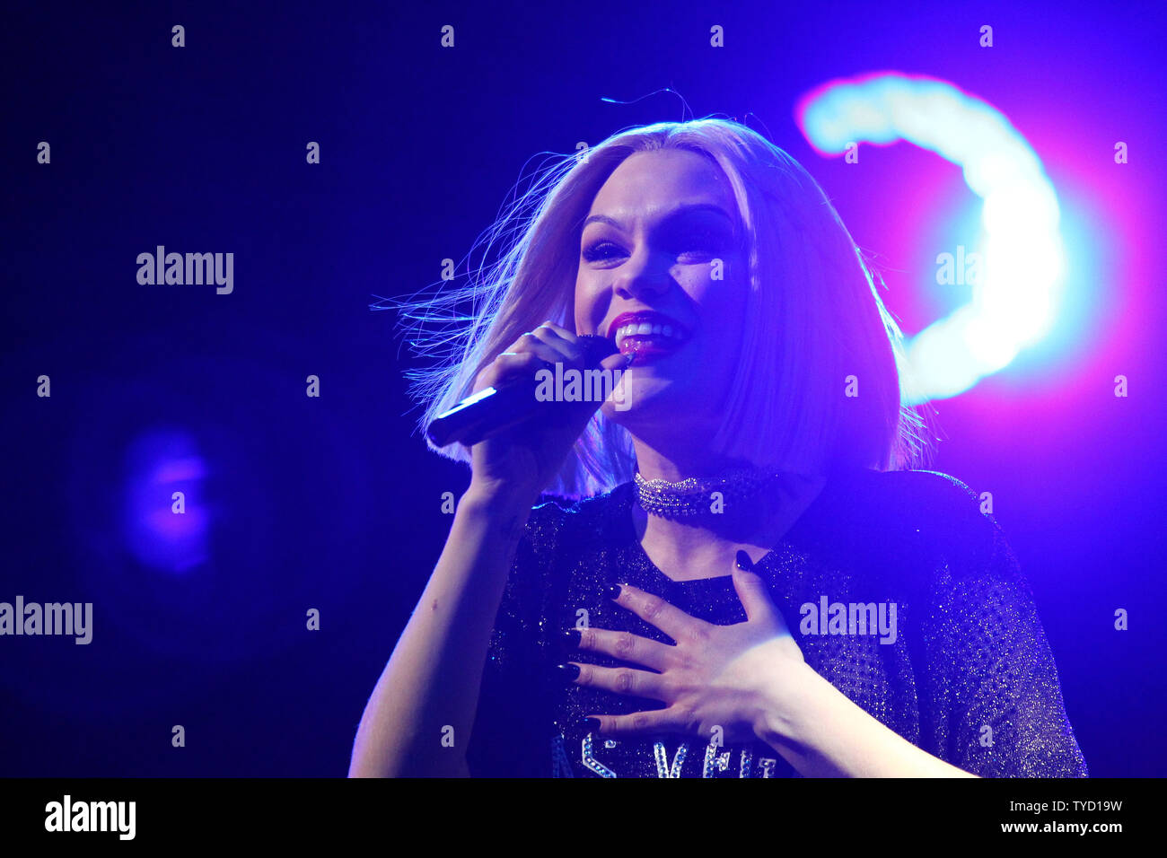 British singer Jessie J performs during the 30th bi-annual Rock in Rio ...