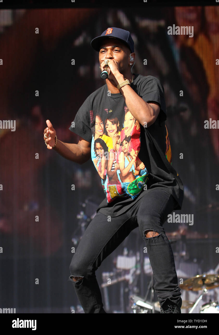 American rapper Big Sean performs during the 30th bi-annual Rock in Rio ...