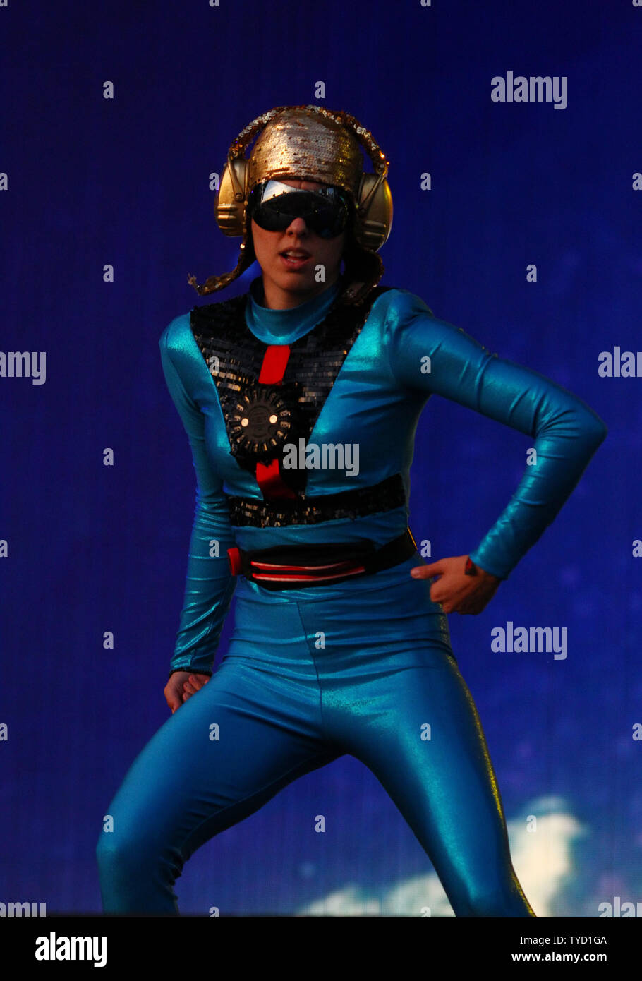 Australian electronic music band Empire of the Sun performs during the ...