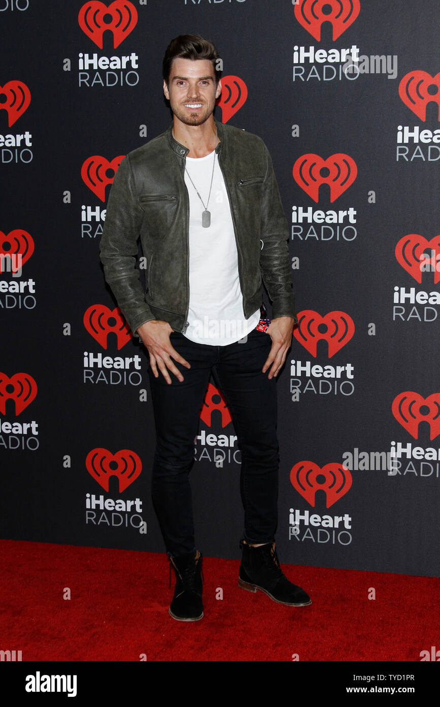 Reality Tv star Luke Pell arrives for the iHeartRadio Music Festival at ...