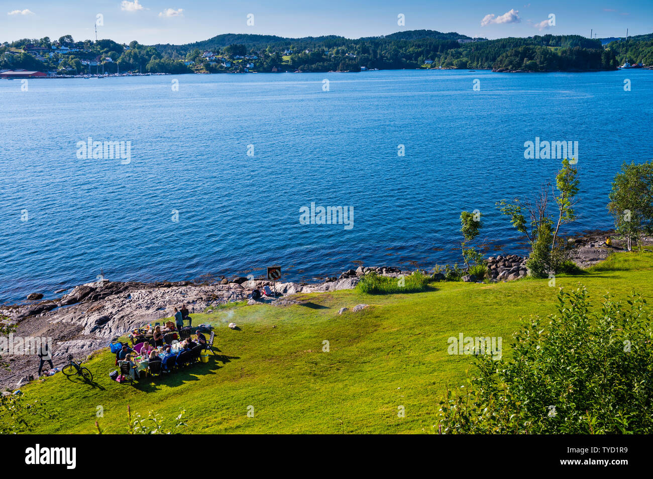 Midsummer bonfire norway hi-res stock photography and images - Alamy
