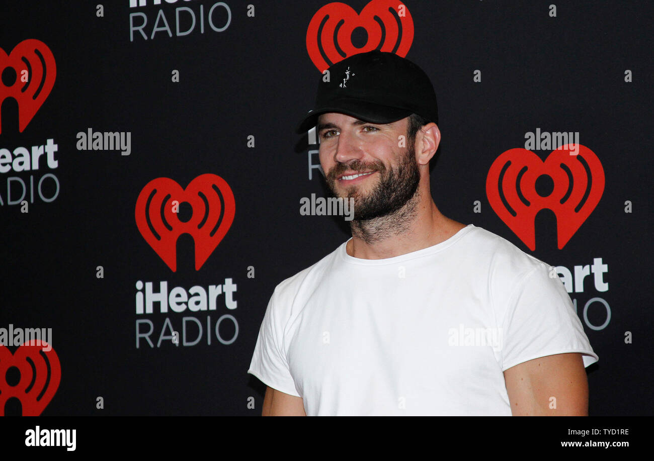 Country singer Sam Hunt arrives for the iHeartRadio Music Festival at ...