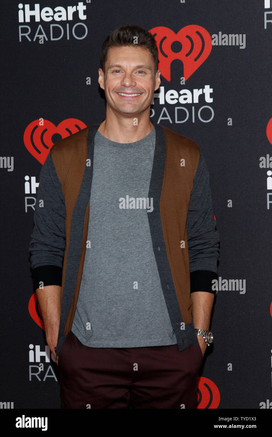 Ryan Seacrest arrives for the iHeartRadio Music Festival at the T ...