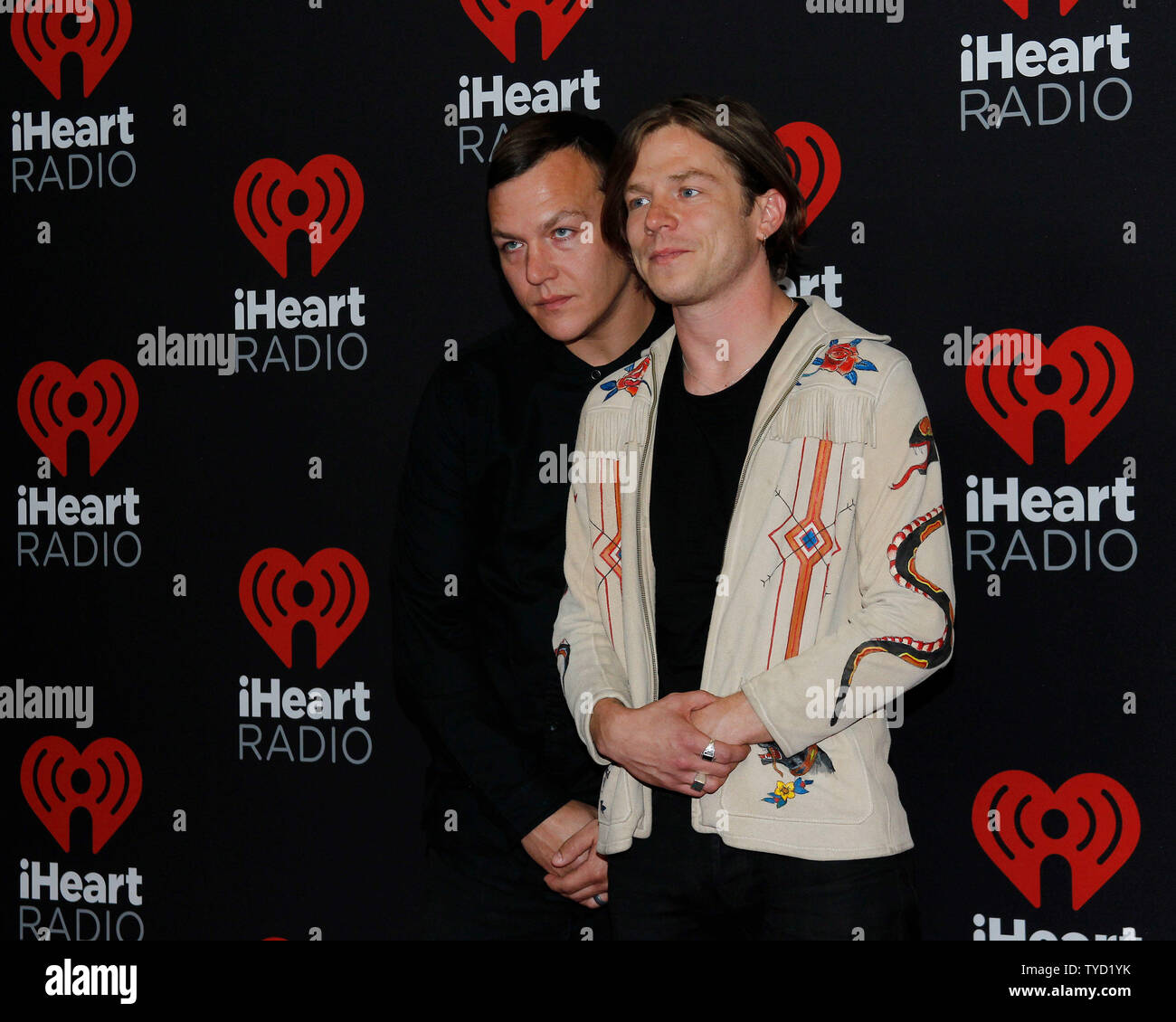 Brad Schultz and Matthew Schultz of Cage the Elephant arrive for the ...
