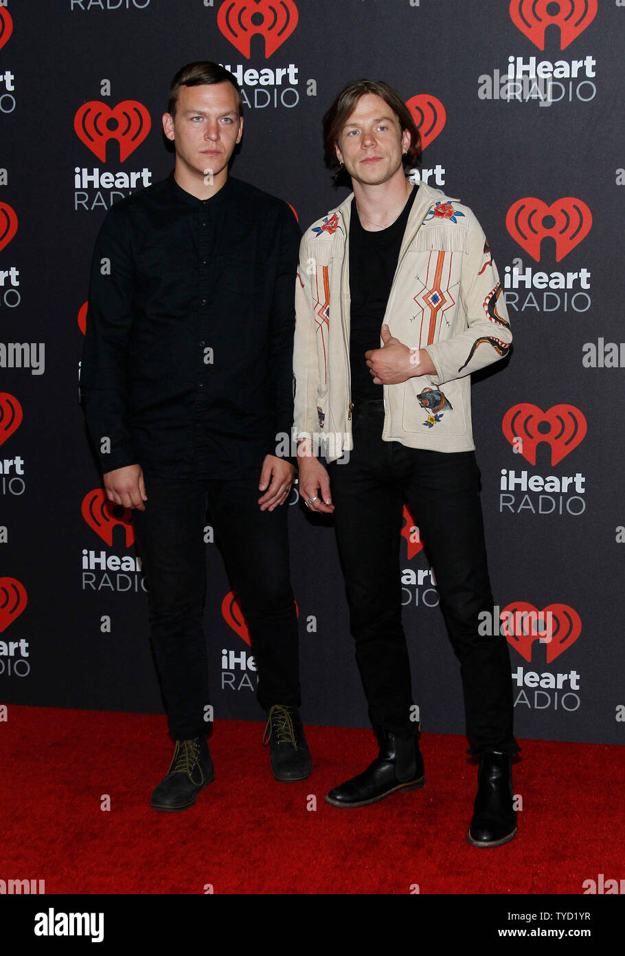 Brad Schultz and Matthew Schultz of Cage the Elephant arrive for the ...
