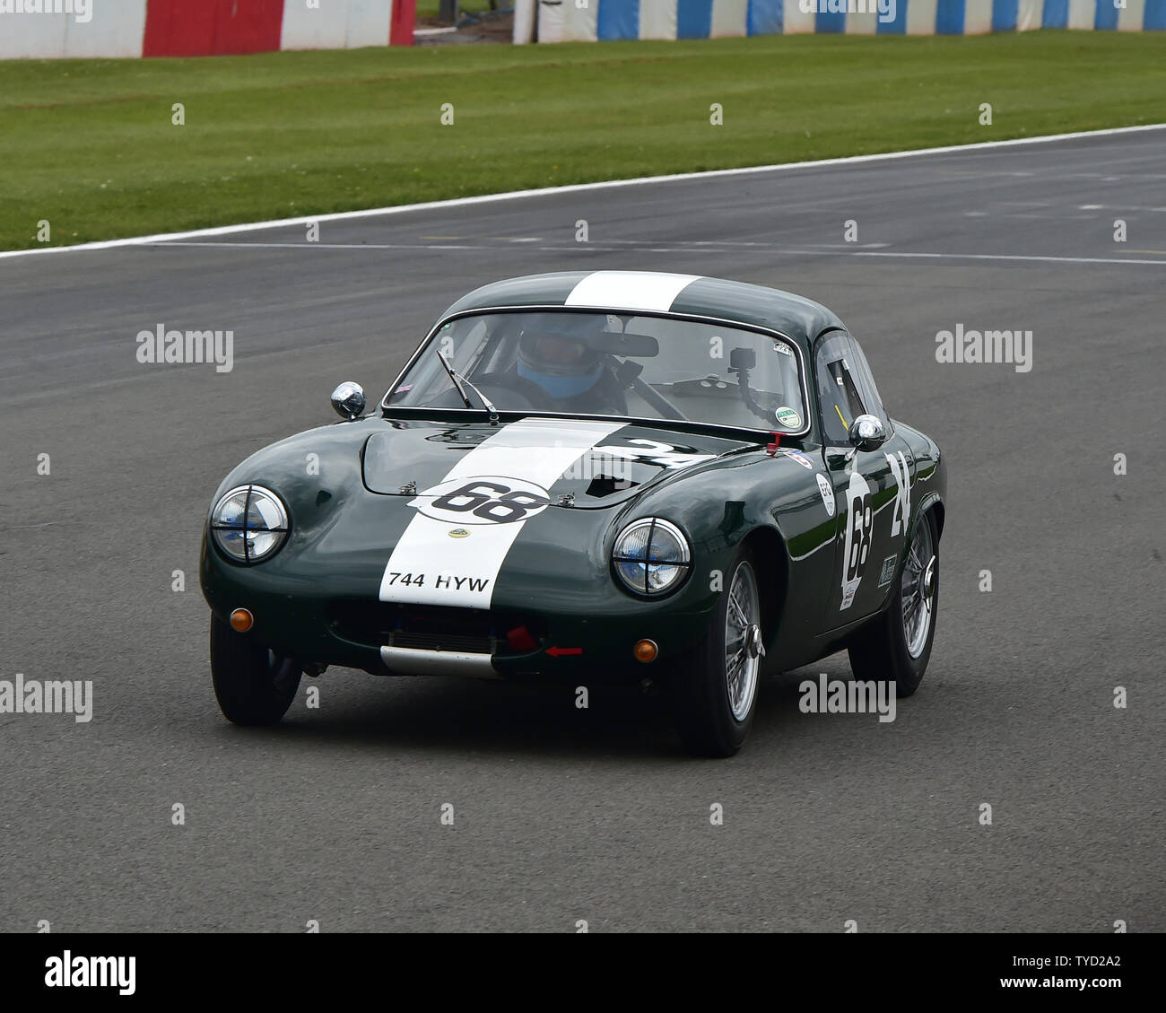 Marc Gordon, Lotus Elite, Pre 63 GT Cars, Donington Historic Festival ...