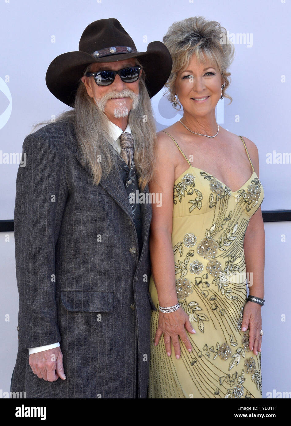 Musical artist Dean Dillon (L) and Susie Dillon attend the 52nd annual ...