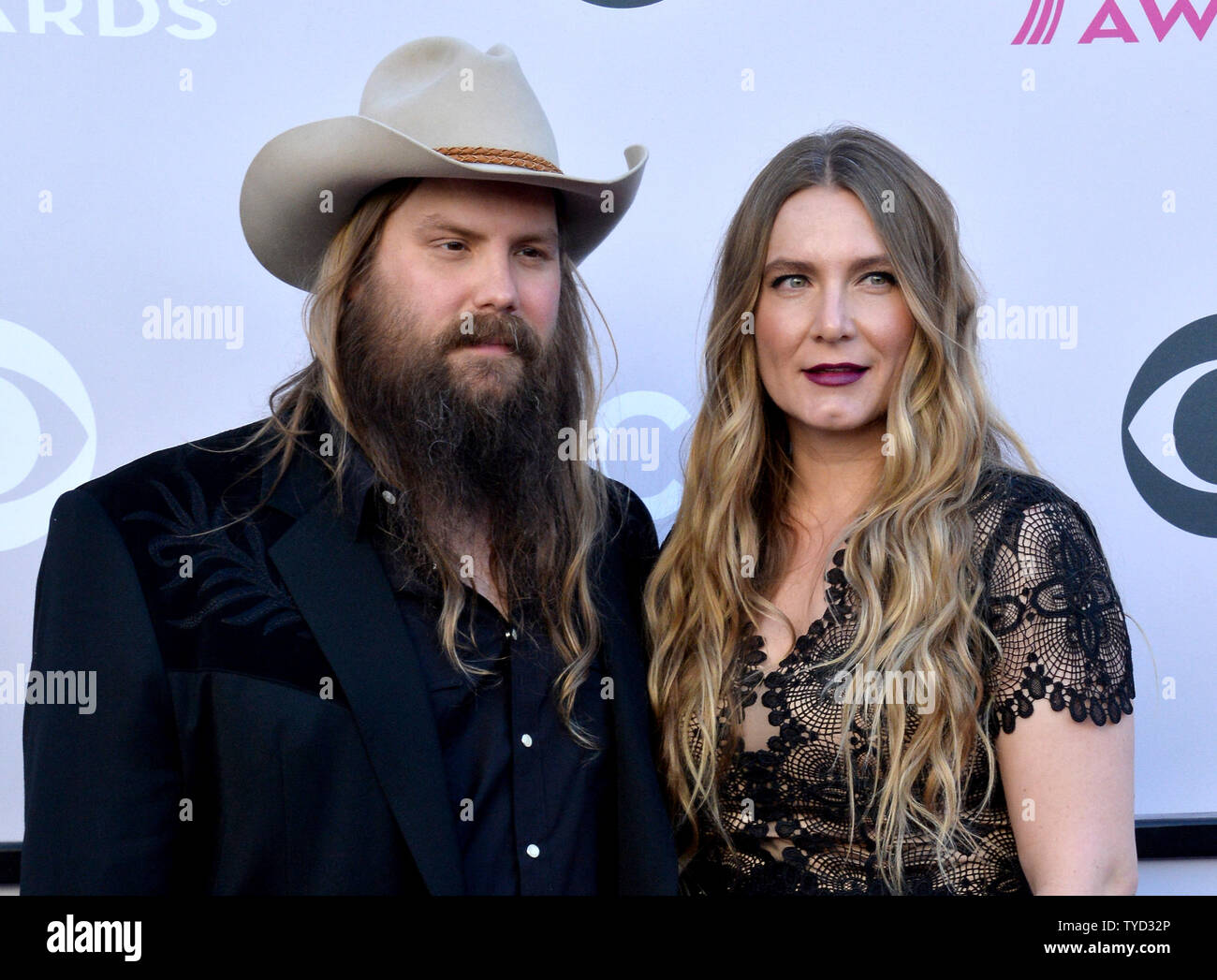 Recording artist Chris Stapleton (L) and Morgane Stapleton attend the ...