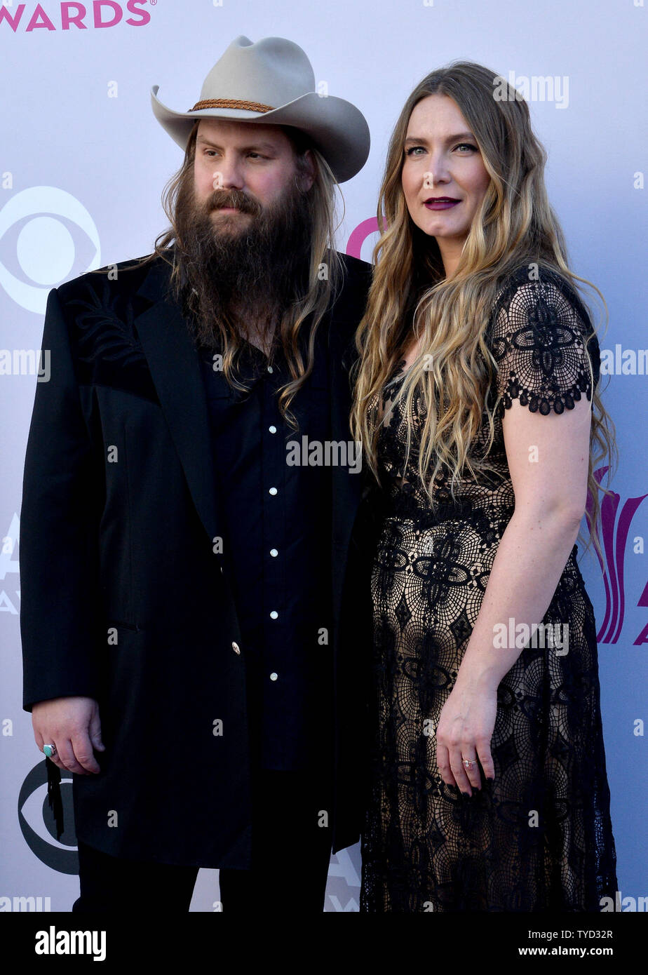 Recording artist Chris Stapleton (L) and Morgane Stapleton attend the ...