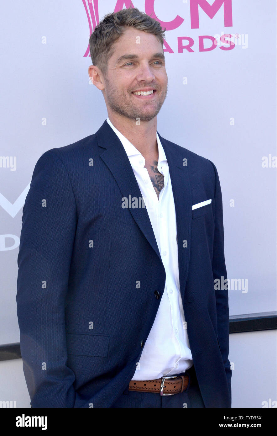 Singer Brett Young attends the 52nd annual Academy of Country Music ...