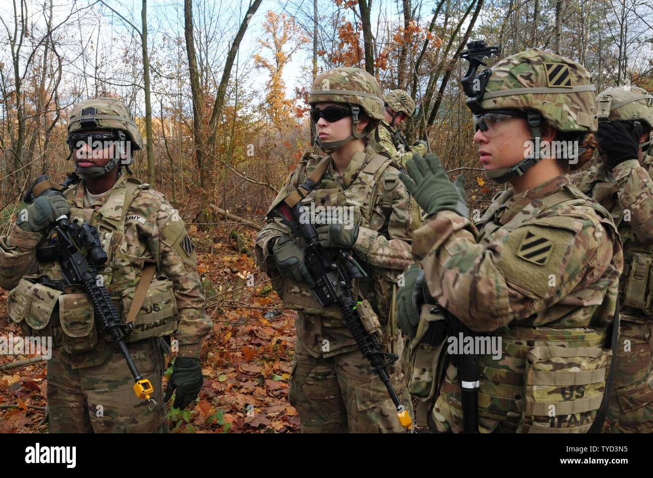 Soldiers assigned to 6th Squadron, 8th Cavalry Regiment, 2nd Infantry ...