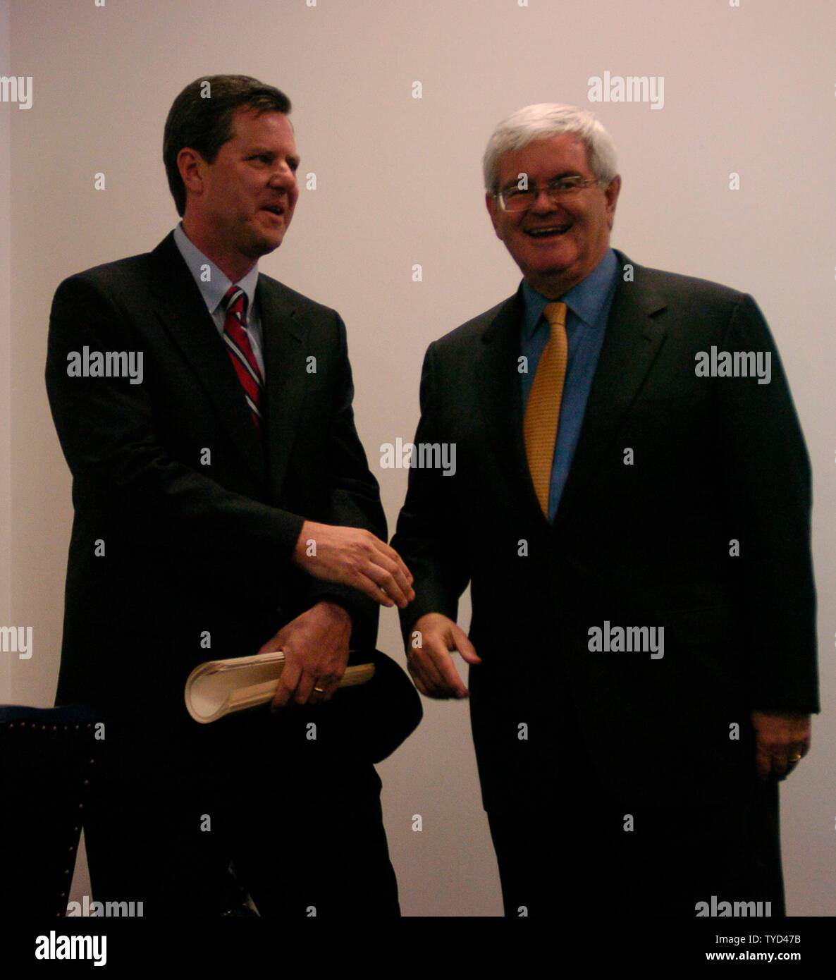 Former Speaker of the House Newt Gingrich (R-GA) speaks with Liberty ...