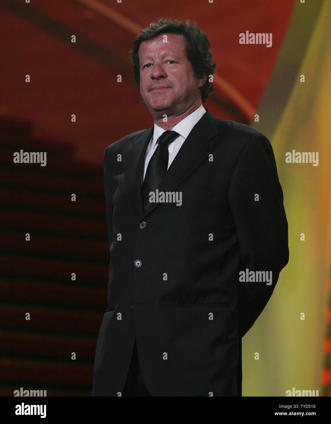 Actor and jury member Joaquim de Almeida watches the opening ceremony ...