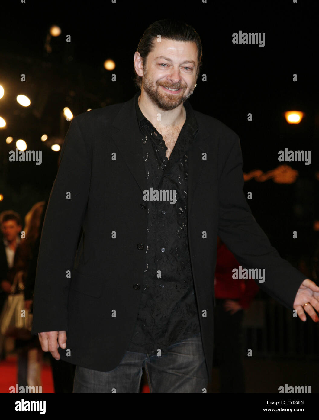 Actor Andy Serkis arrives on the red carpet before a tribute to Russian ...