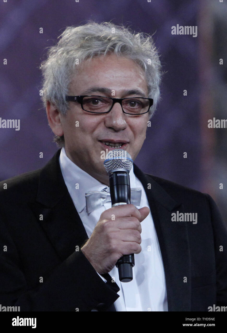 Director Elia Suleiman arrives at the opening of the Marrakech ...