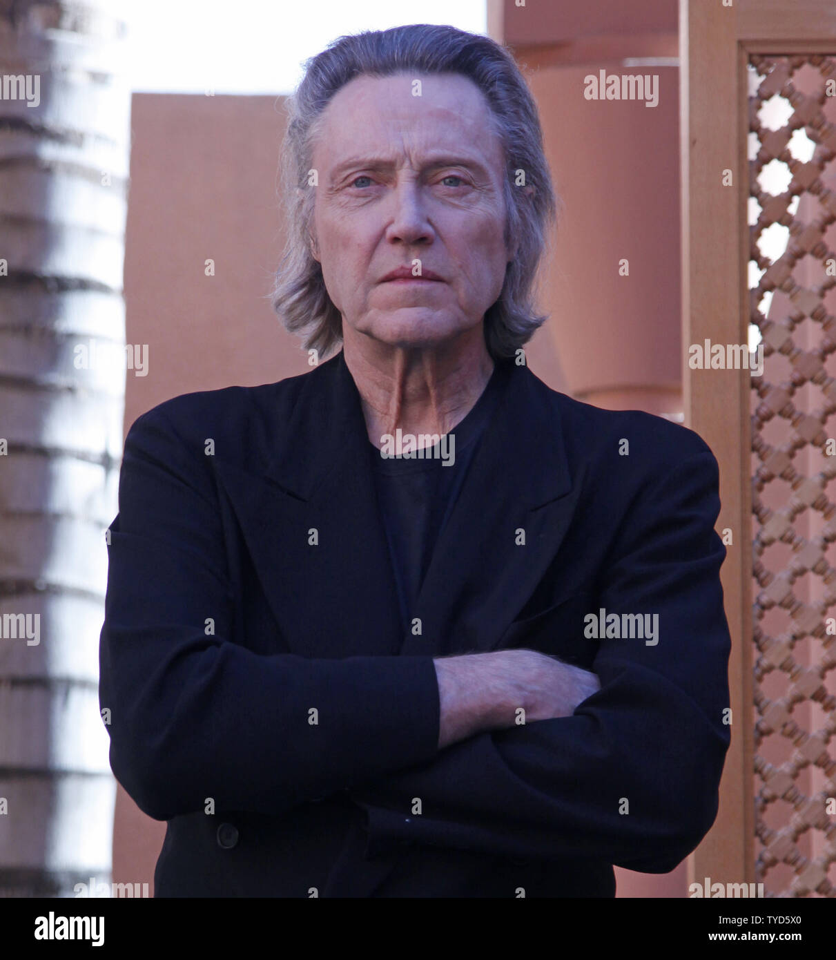 Actor Christopher Walken arrives for a photocall during the Marrakech ...