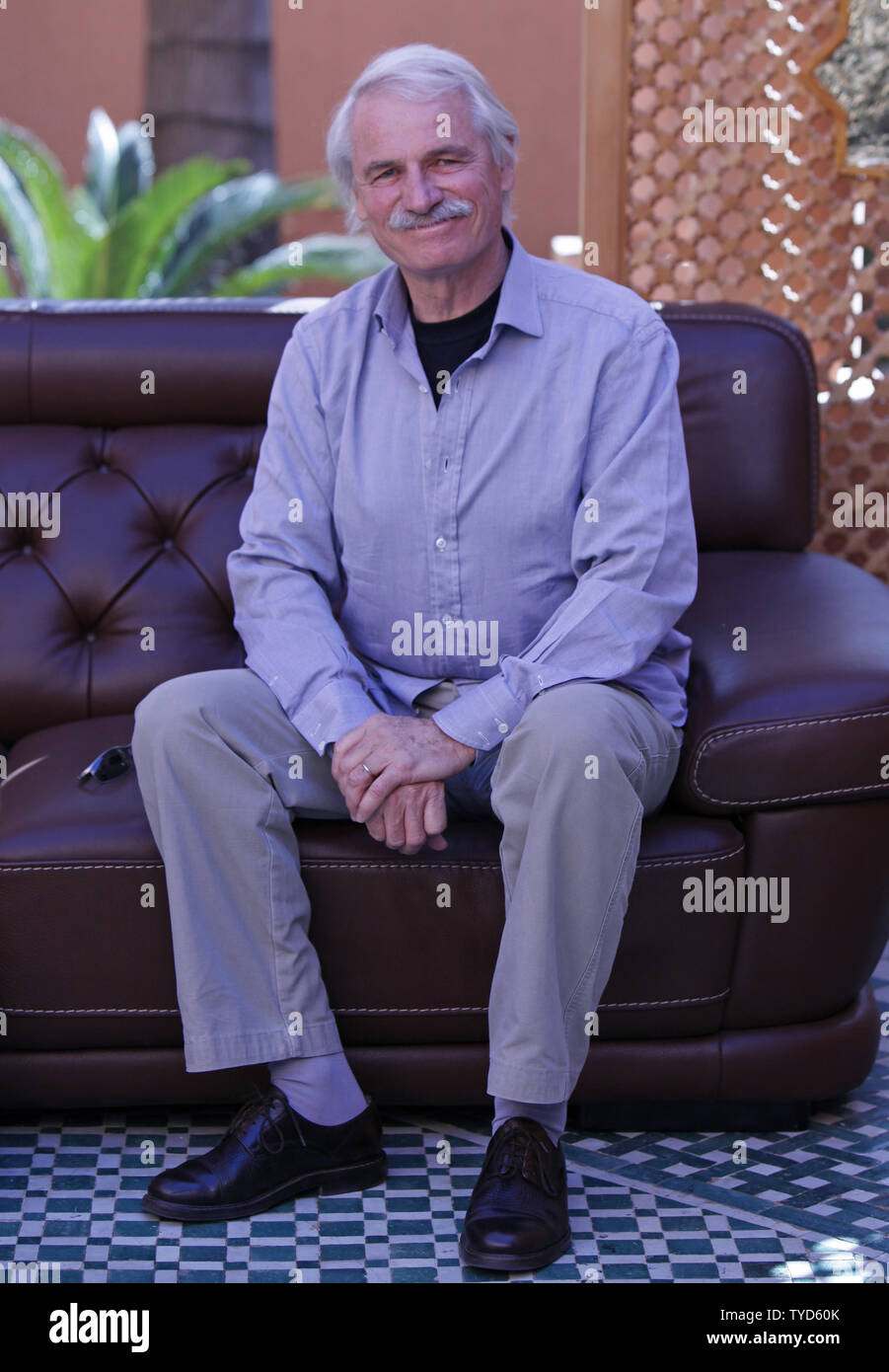 Photographer and filmmaker Yann Arthus-Bertrand arrives for a photocall ...