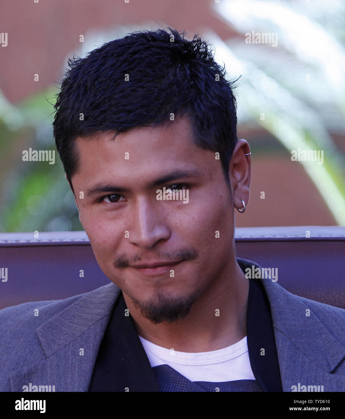 Actor Harold Torres arrives at a photocall for the film "Northless ...