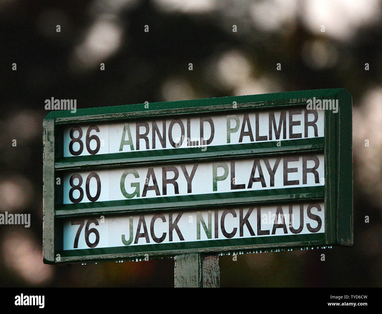 Honorary starters Jack Nicklaus, Ar­nold Pal­mer and Gary Player have ...