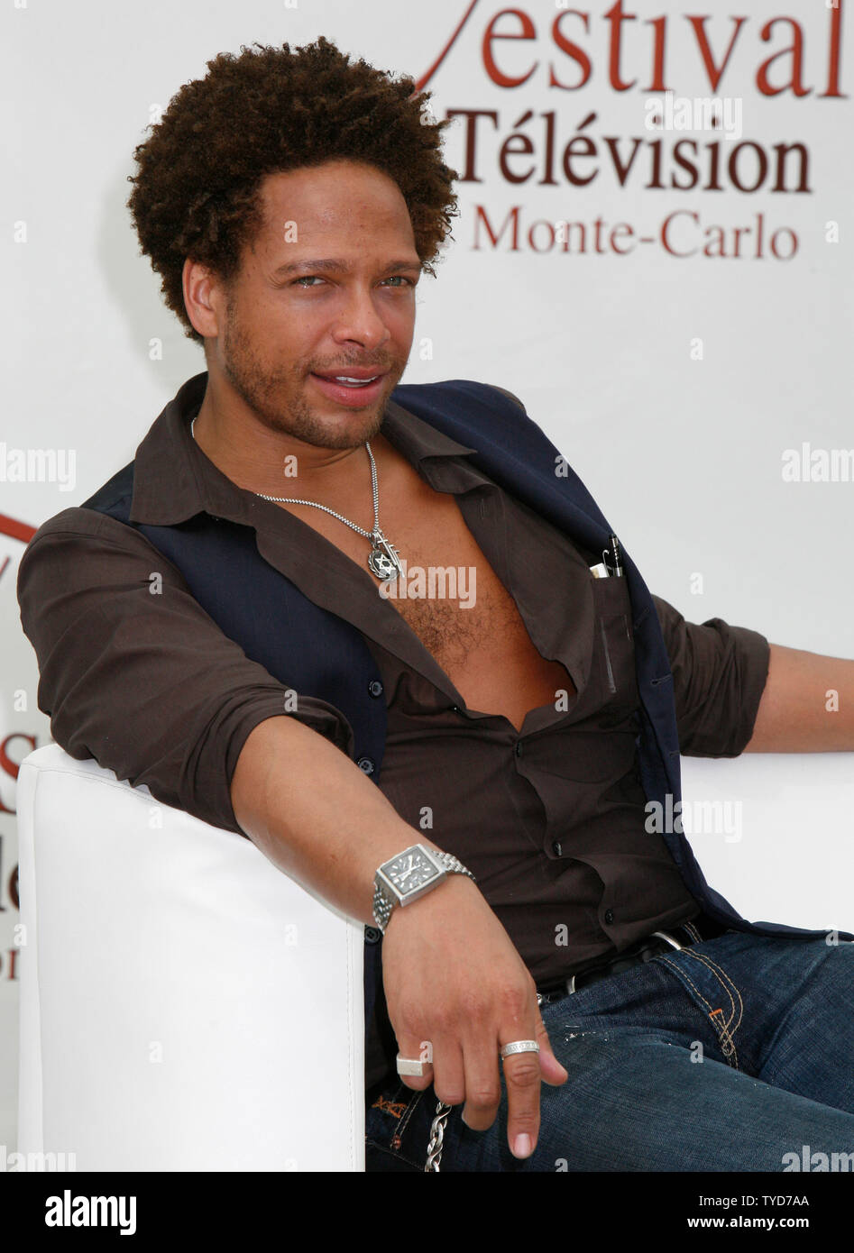 Actor Gary Dourdan of the television show "CSI" arrives at a photo call ...