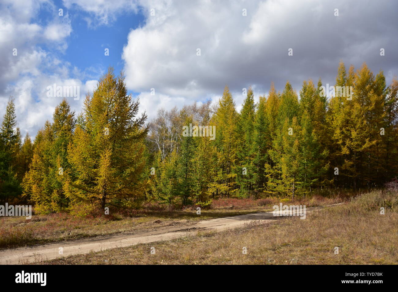 Saihan dam scenery Stock Photo - Alamy