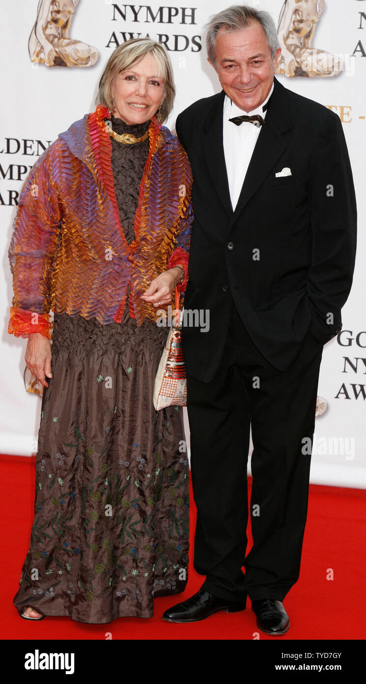 Actor Remo Girone (R) and actress Victoria Zinny arrive on the red ...