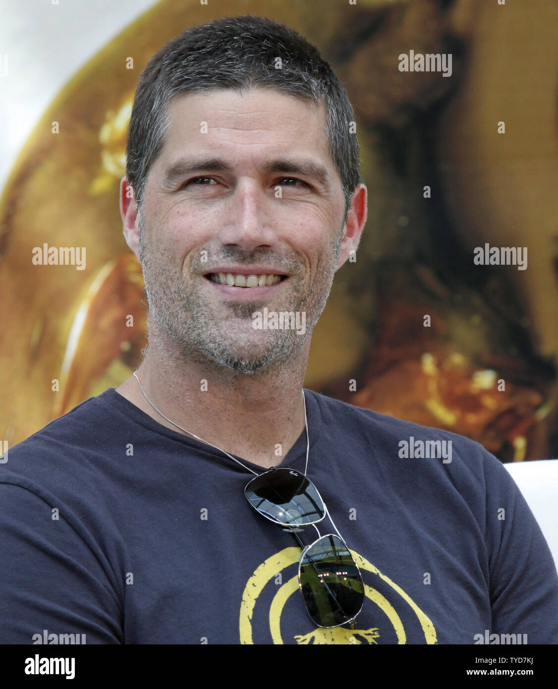Actor Matthew Fox arrives for a photocall for the television show "Lost ...