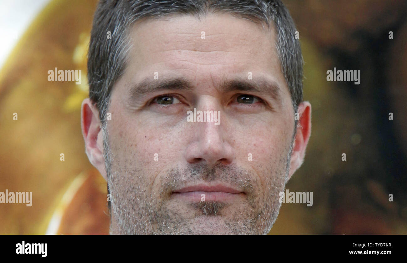 Actor Matthew Fox arrives for a photocall for the television show "Lost ...