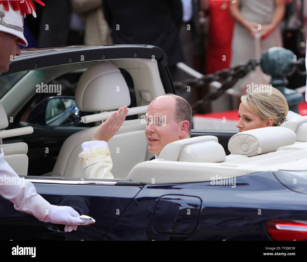 Princess charlene of monaco wedding hi-res stock photography and images ...