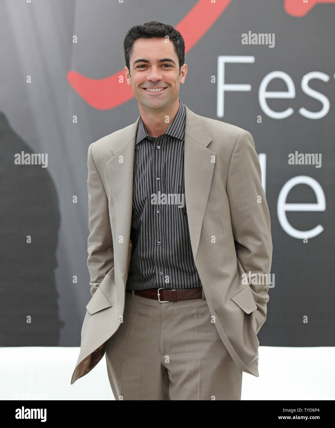 Danny Pino arrives for a photo call for the series "Law & Order ...