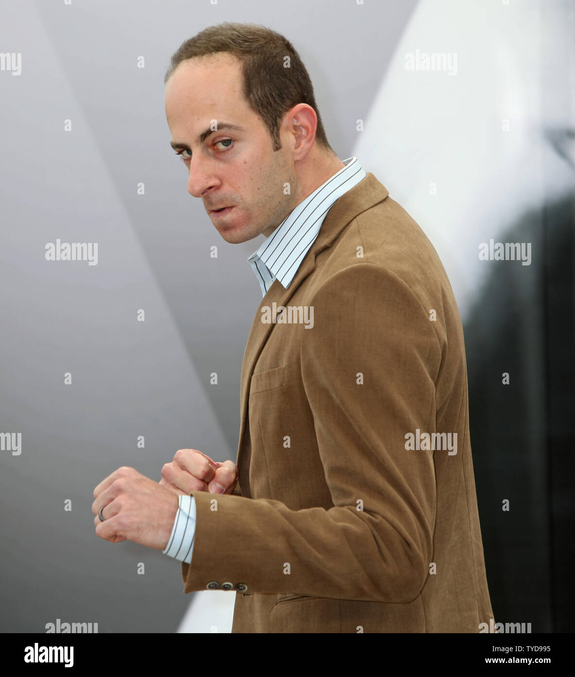 Ernie Grunwald arrives at the photo call for the series "Call Me Fitz ...