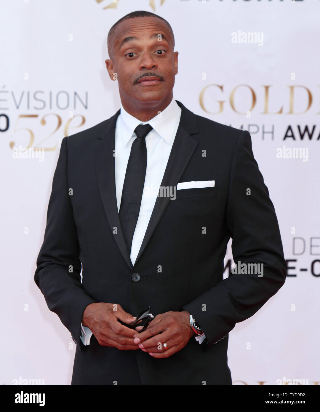 Rocky Carroll arrives on the red carpet for the closing ceremony of the 52nd annual Monte Carlo ...