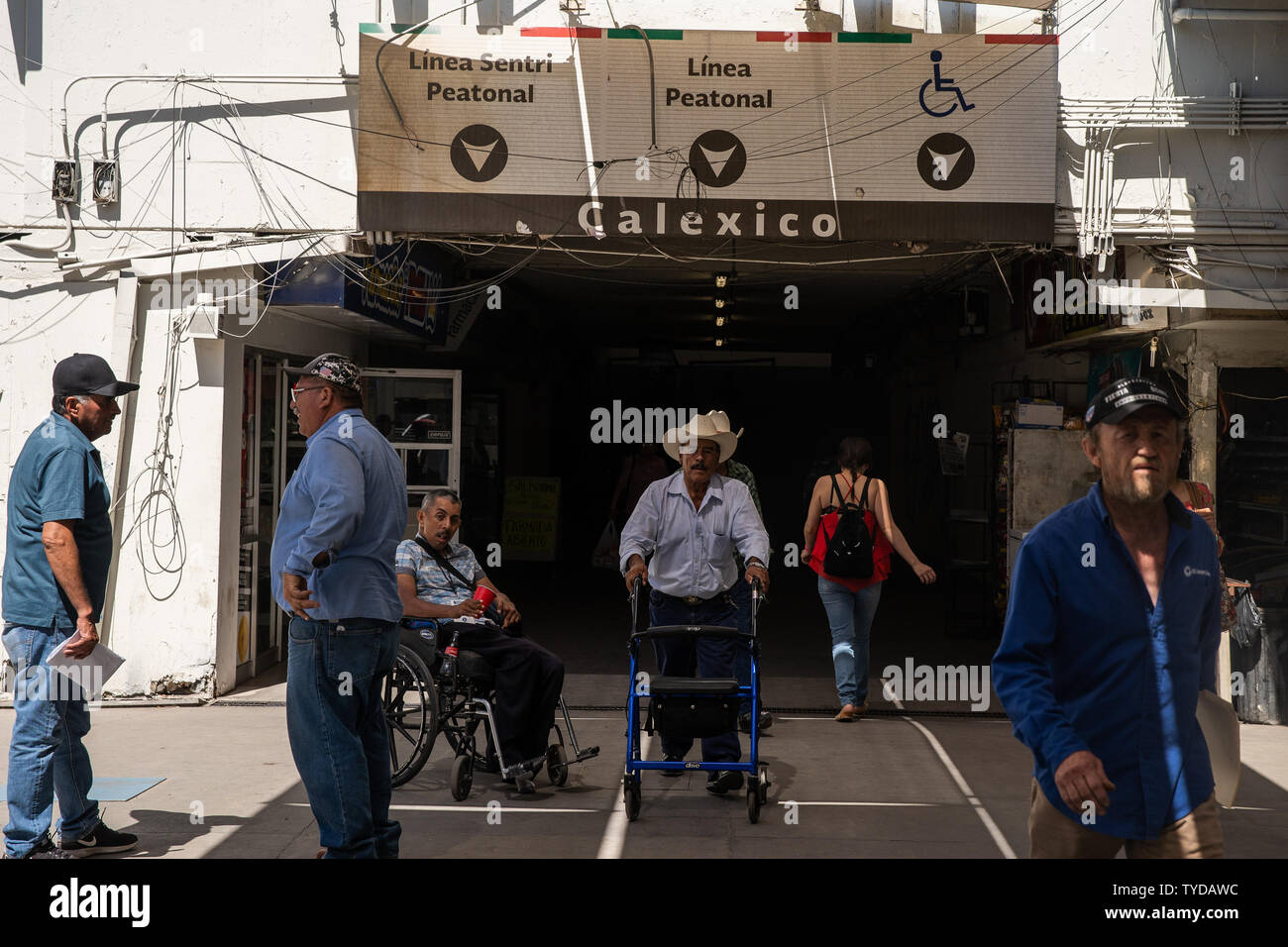 Calexico Border Crossing Map