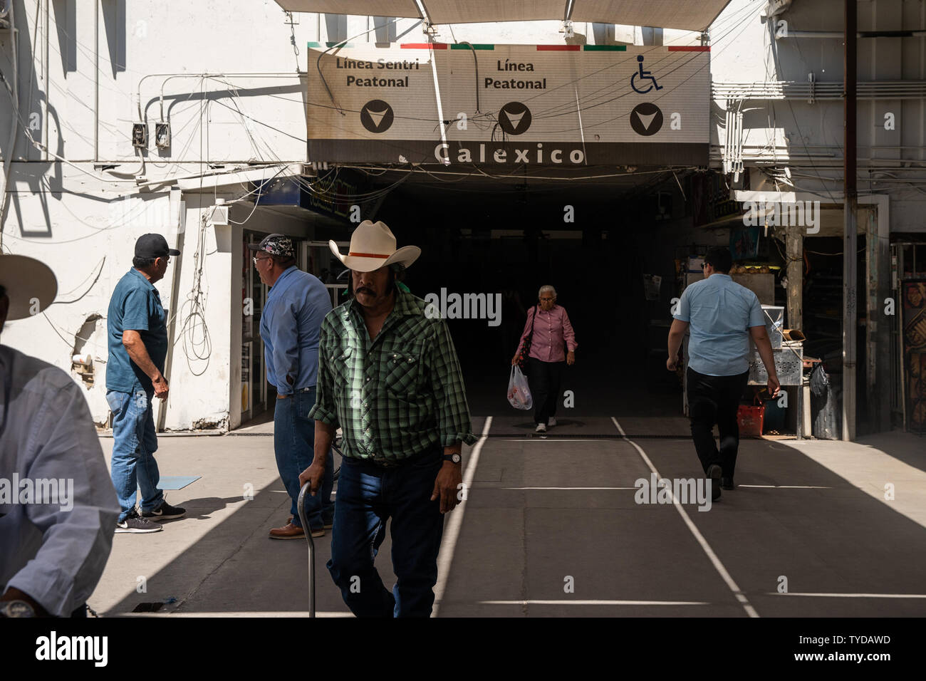 Calexico Border Crossing Map