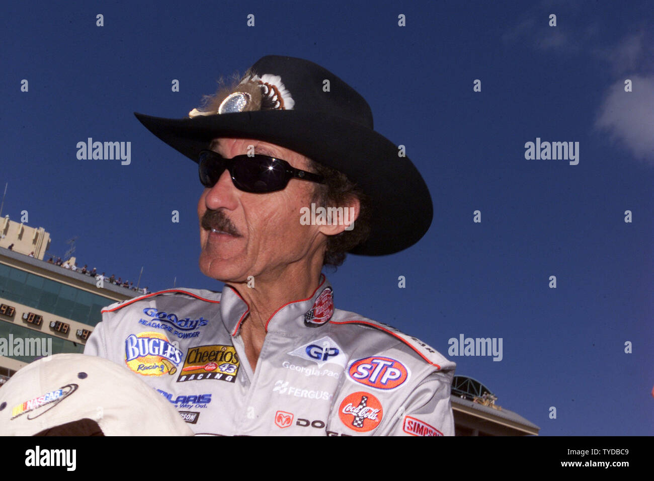 Seven time Winston Cup winner Richard Petty on pit road, prior to the ...