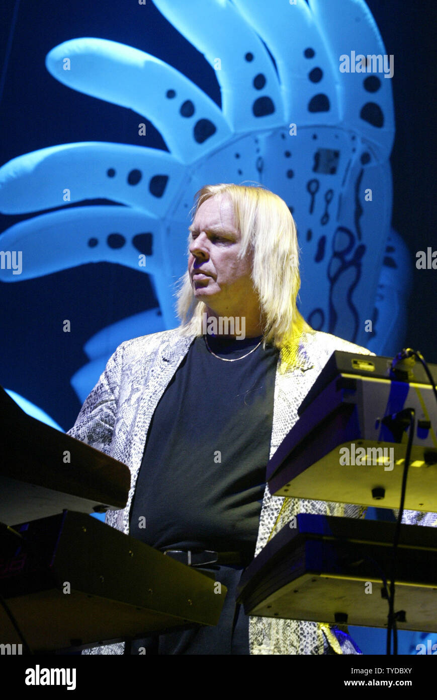 Rick Wakeman of legendary rock group Yes performs in concert, at the ...