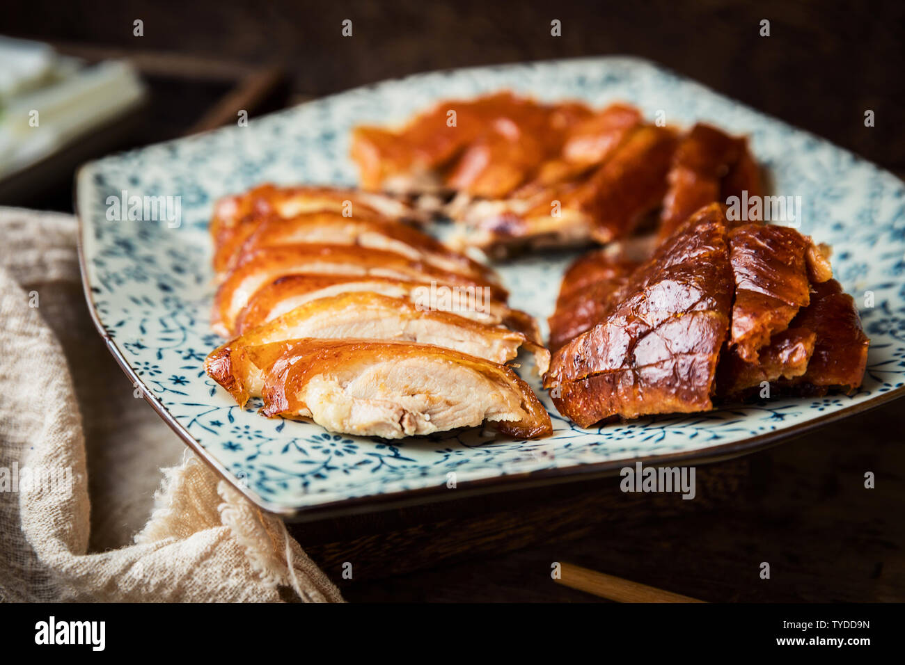 Peking Roast Duck Skin Duck Stock Photo - Alamy