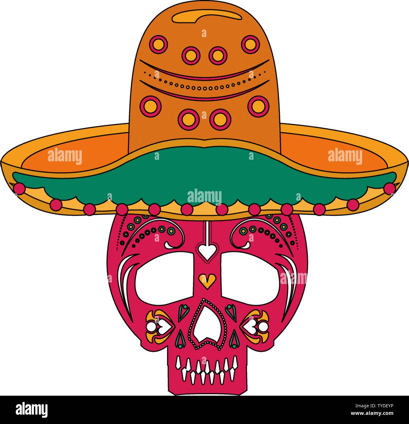 Mexico festival and mexican celebrations cartoons Stock Vector Image ...