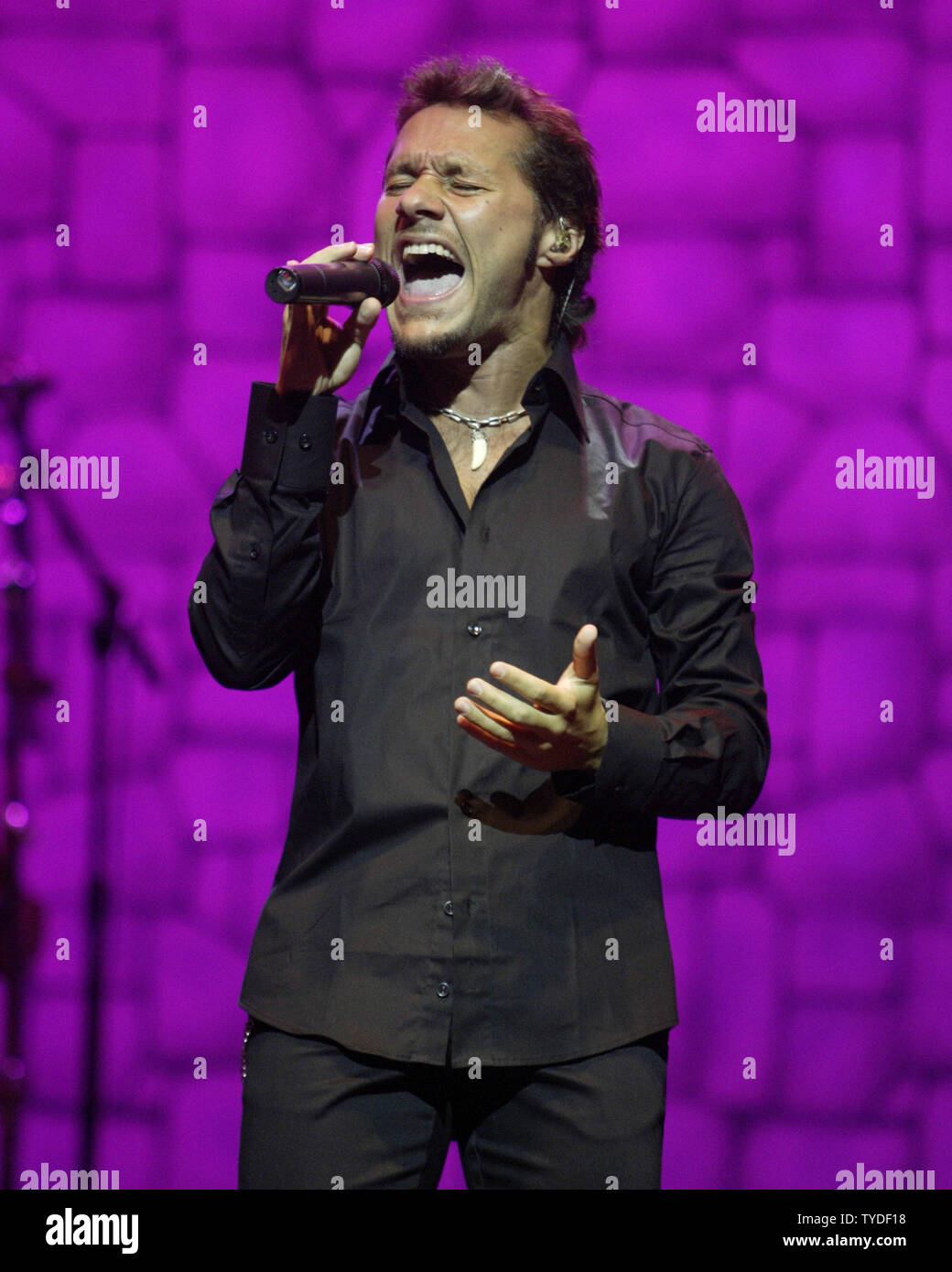 Argentinian singer Diego Torres performs in concert at the James L ...