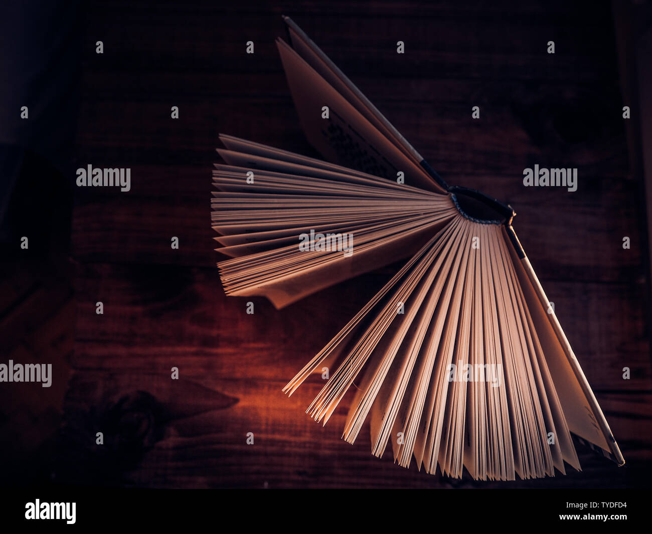 Open book close-up on a background of school board Stock Photo - Alamy