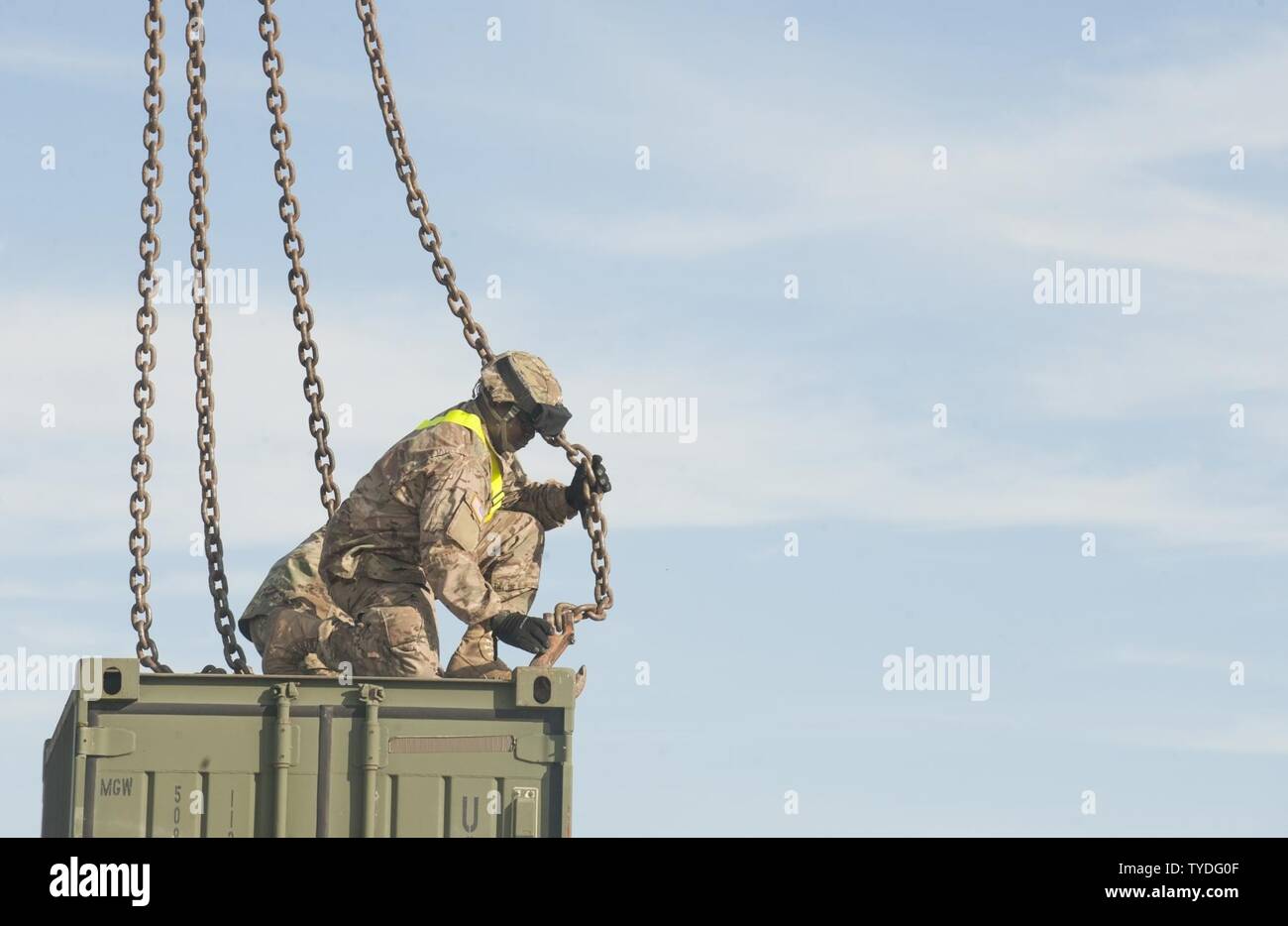U.S. Army Staff Sgt. Bidemi Badejo, a Soldier with the 5th Battalion ...