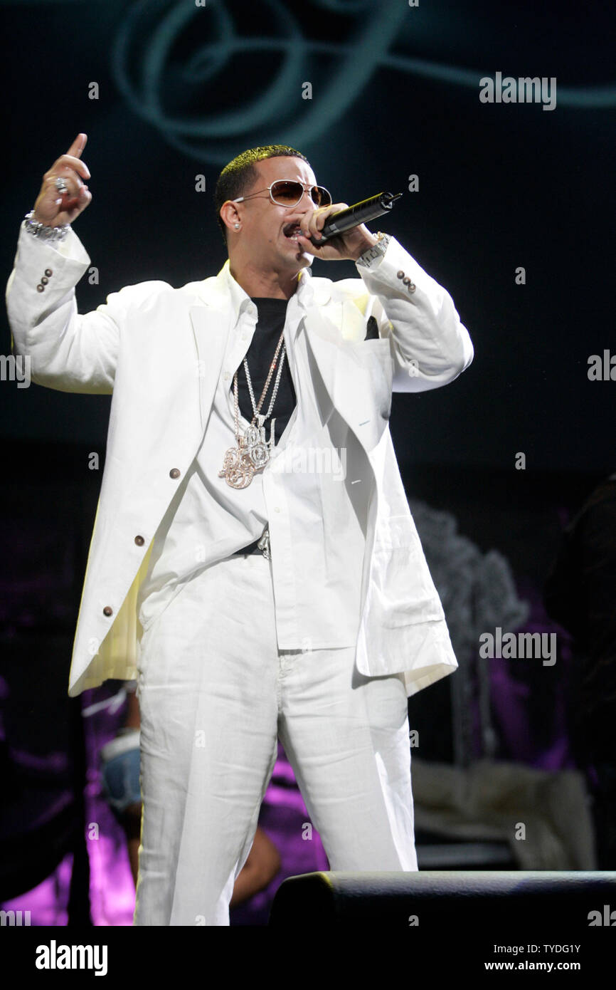 Daddy Yankee performs in concert at the American Airlines Arena in ...
