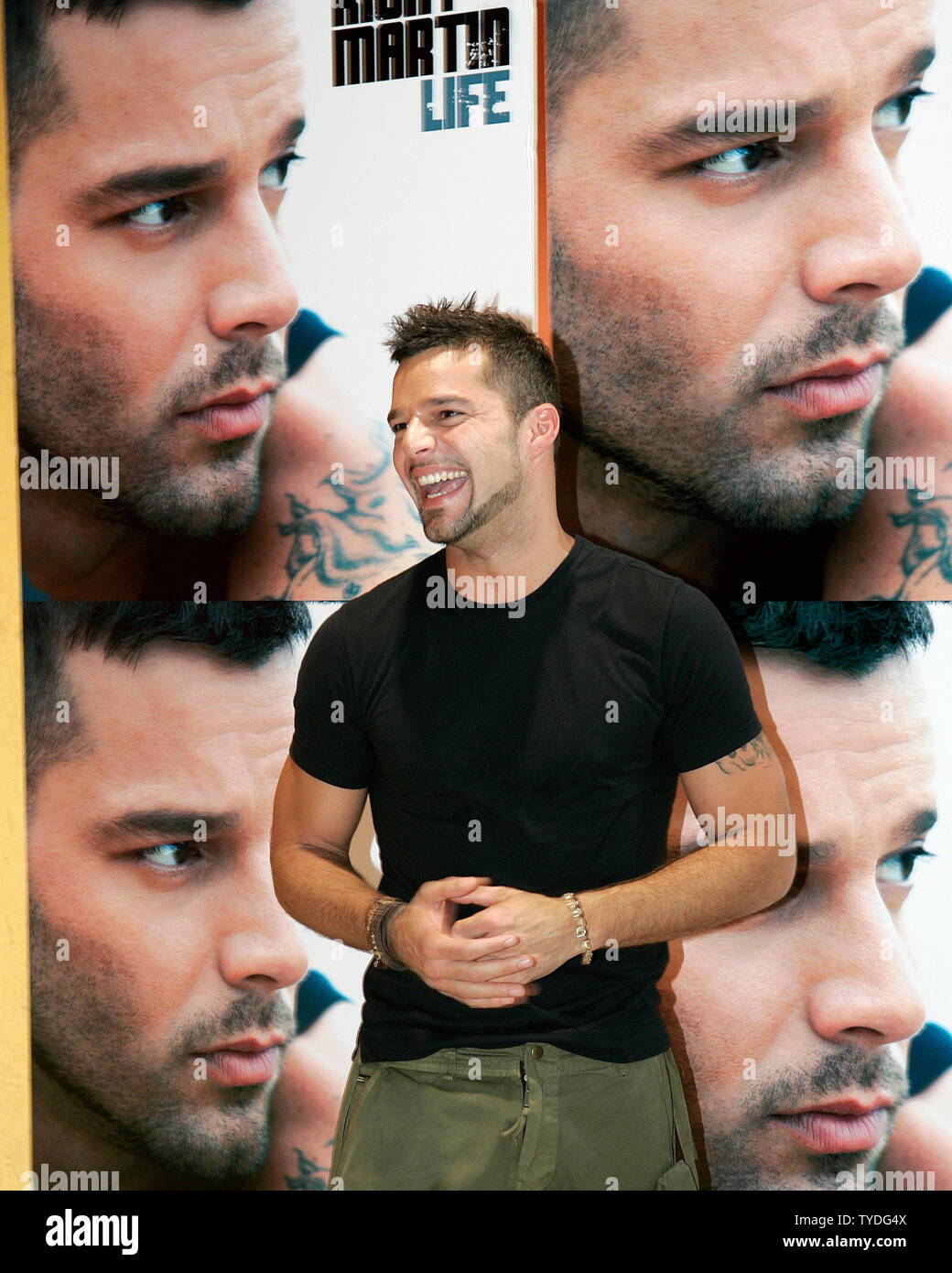 Ricky Martin arrives for a cd signing promoting his new album "Life ...