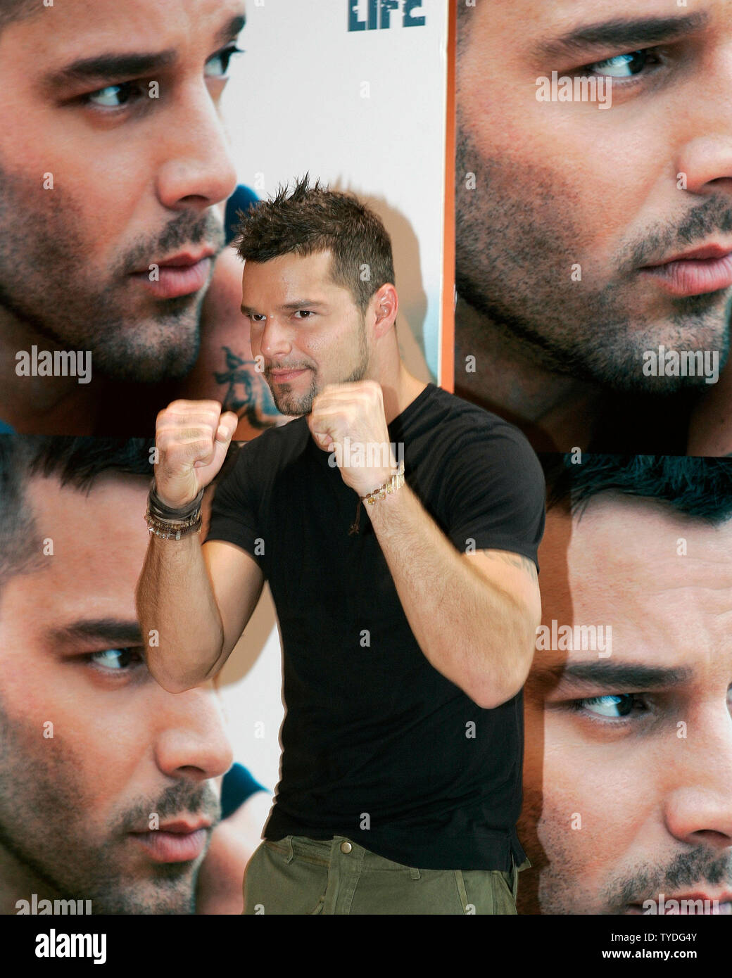 Ricky Martin arrives for a cd signing promoting his new album "Life ...