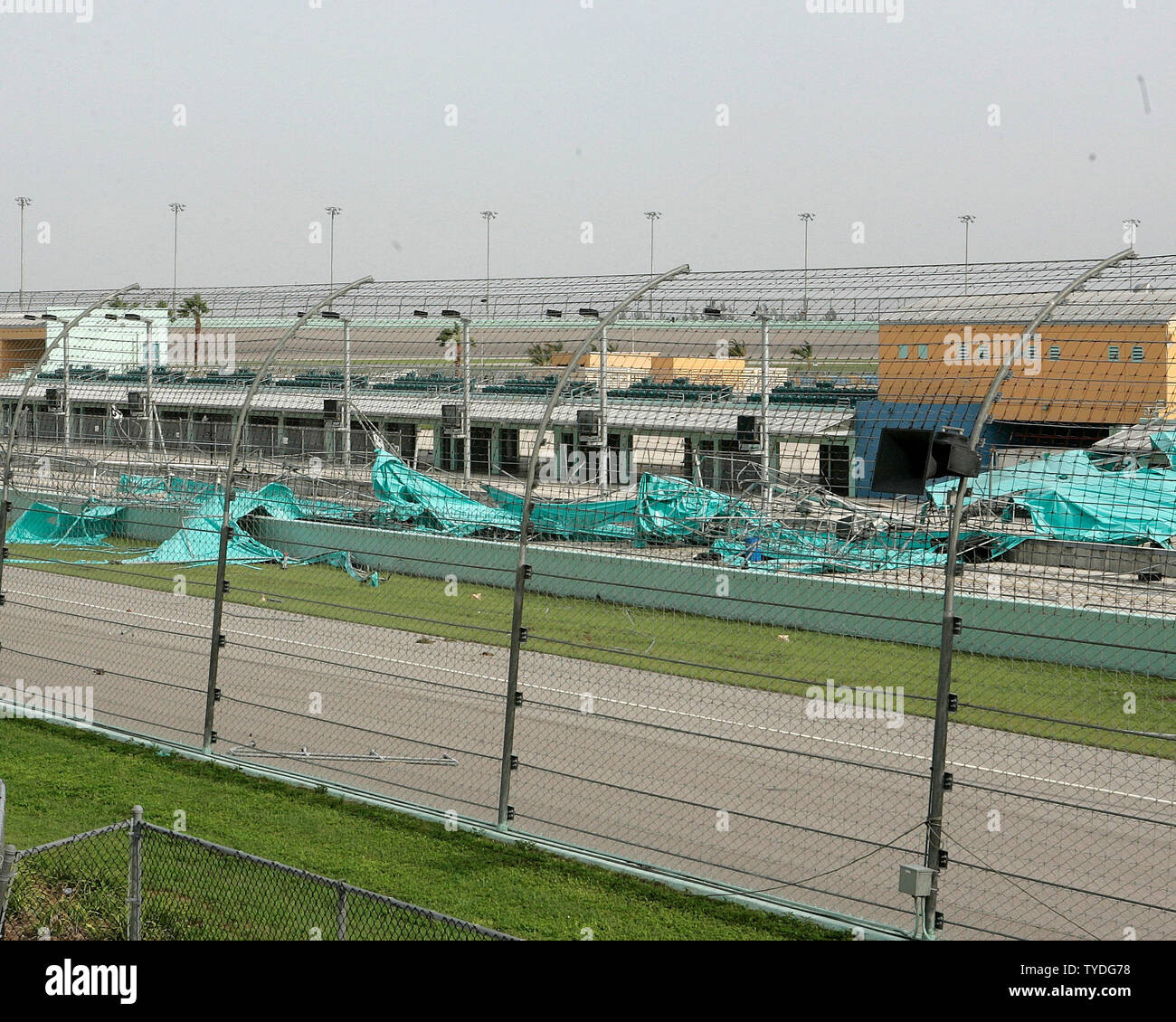 Miami Homestead Speedway suffered heavy damage just three weeks prior ...
