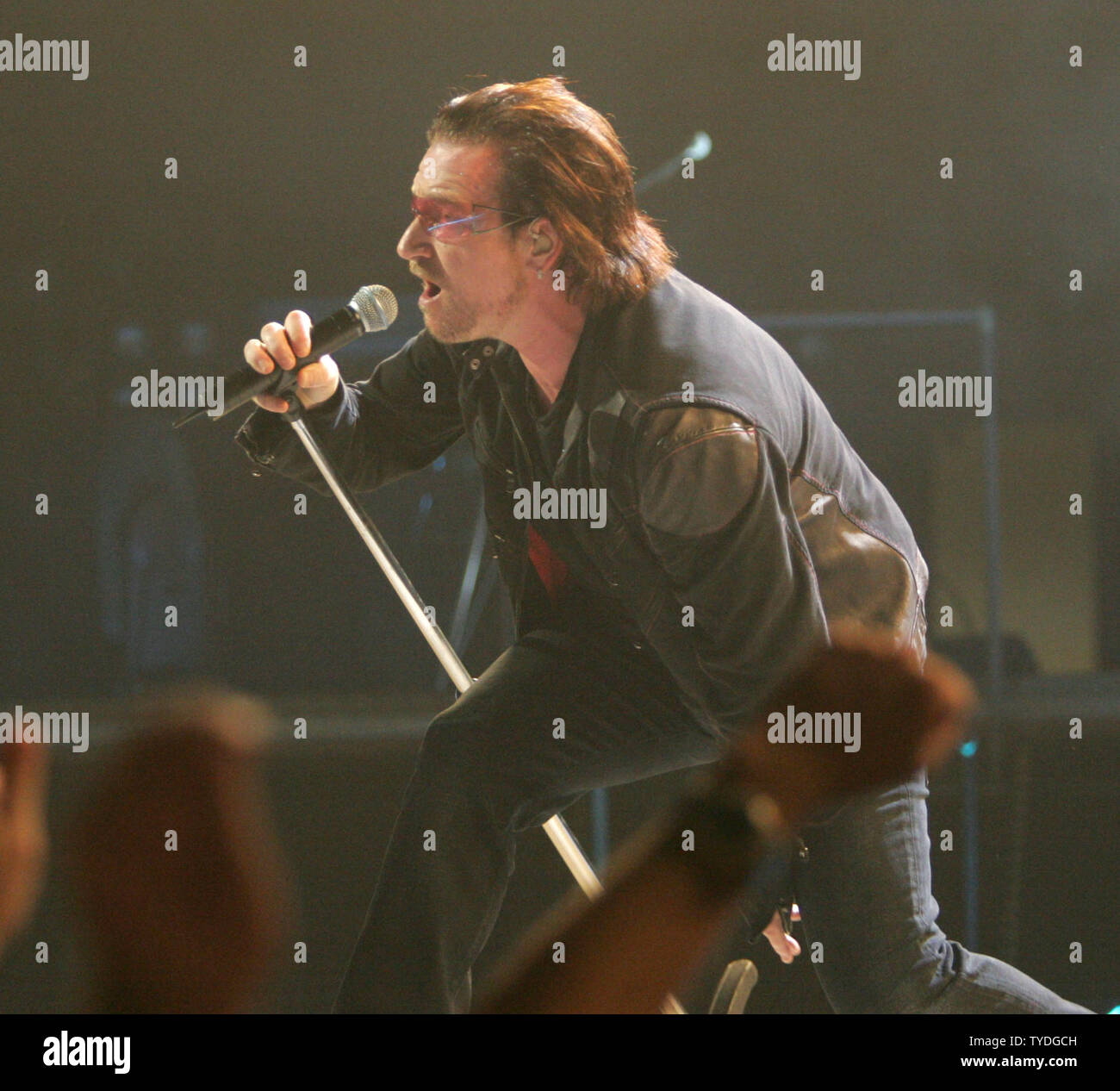 Bono performs with his band U2 November 13, 2005 at The American ...