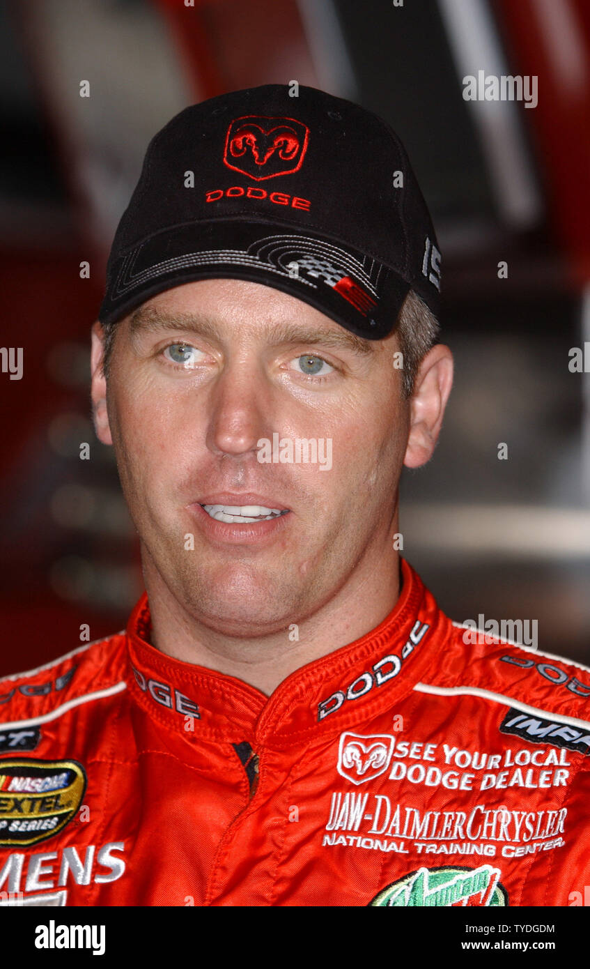 NASCAR Nextel Cup driver Jeremy Mayfield waits for practice, in the ...